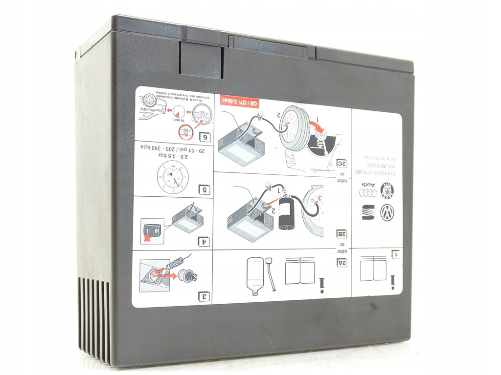 KOMPRESOR POMPKA DO KÓŁ AUDI A4 B7 8P0012615A - 15045573293 - oficjalne ...