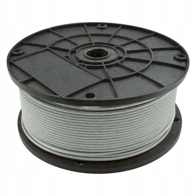 Lina stalowa ocynkowana Stahl PCV konstrukcja 6x7 - 12820950995 - oficjalne archiwum Allegro