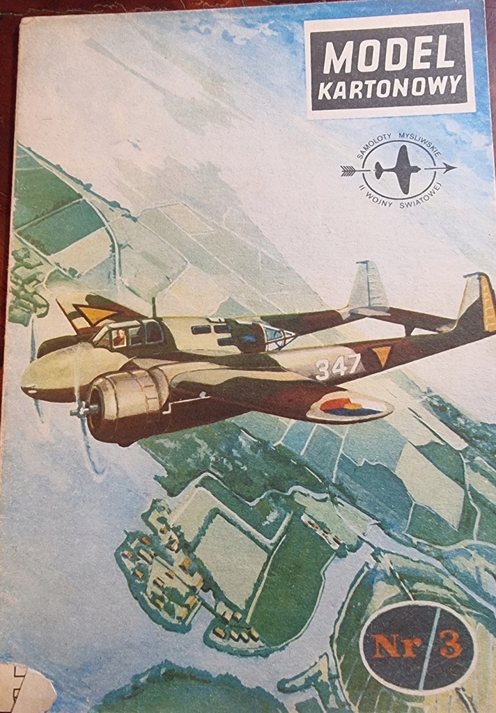 Model Kartonowy 3/1984 samolot Fokker G.1B - 12940679084 - oficjalne ...