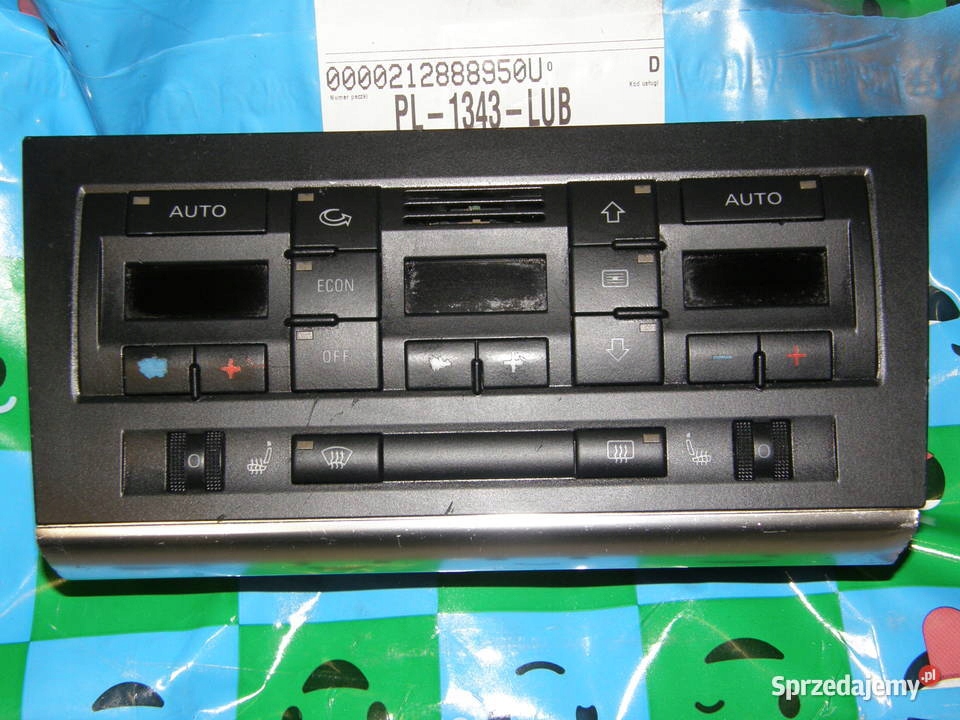 panel klimatronik AUDI a4 b6 b7 podgrzewane fotele - 9120280672 ...