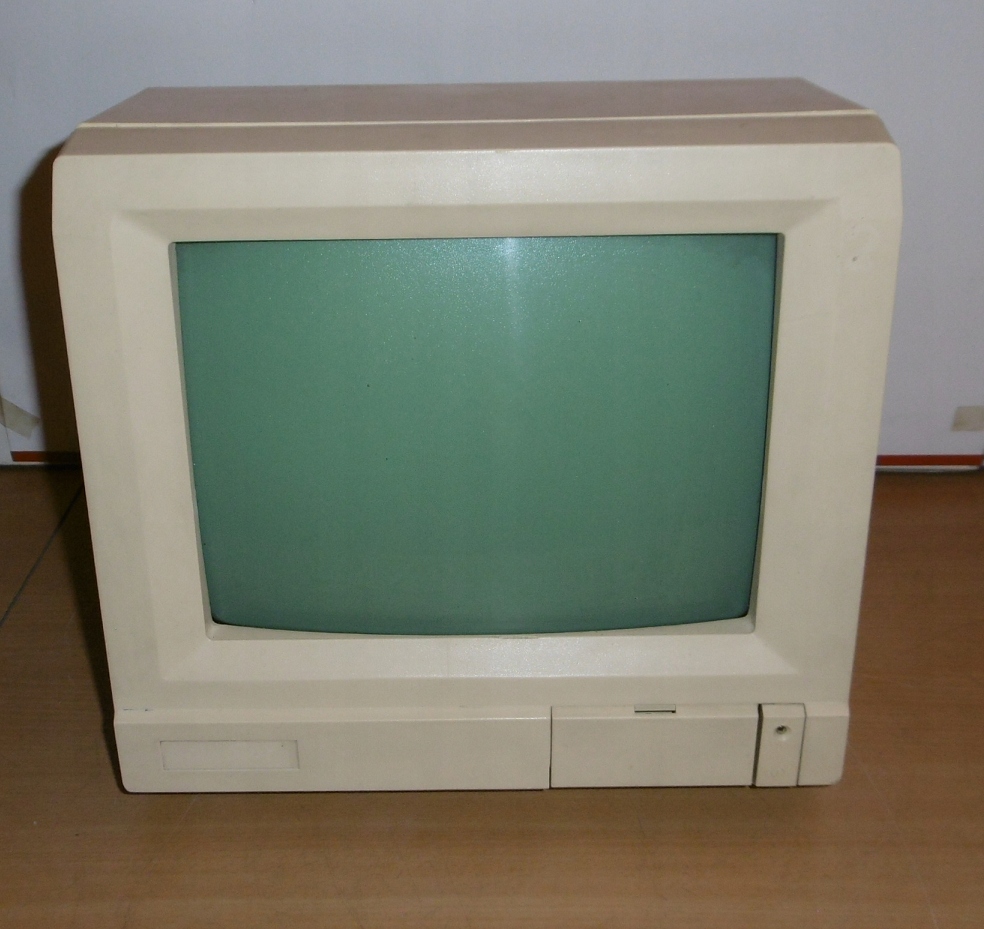 STARY ZIELONY POLSKI MONITOR MM12P UNITRA POLKOLOR - 14591240985 ...