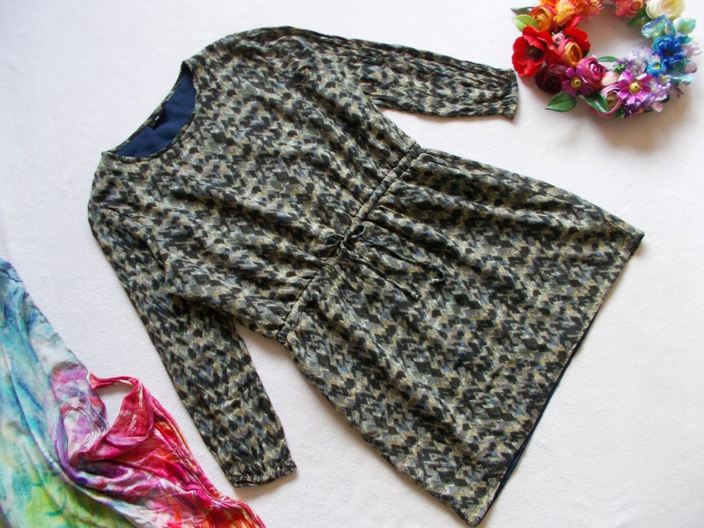 GINA BENOTTI wiskoza sportowa wzory zwiewna 46 - 12909154242 ...