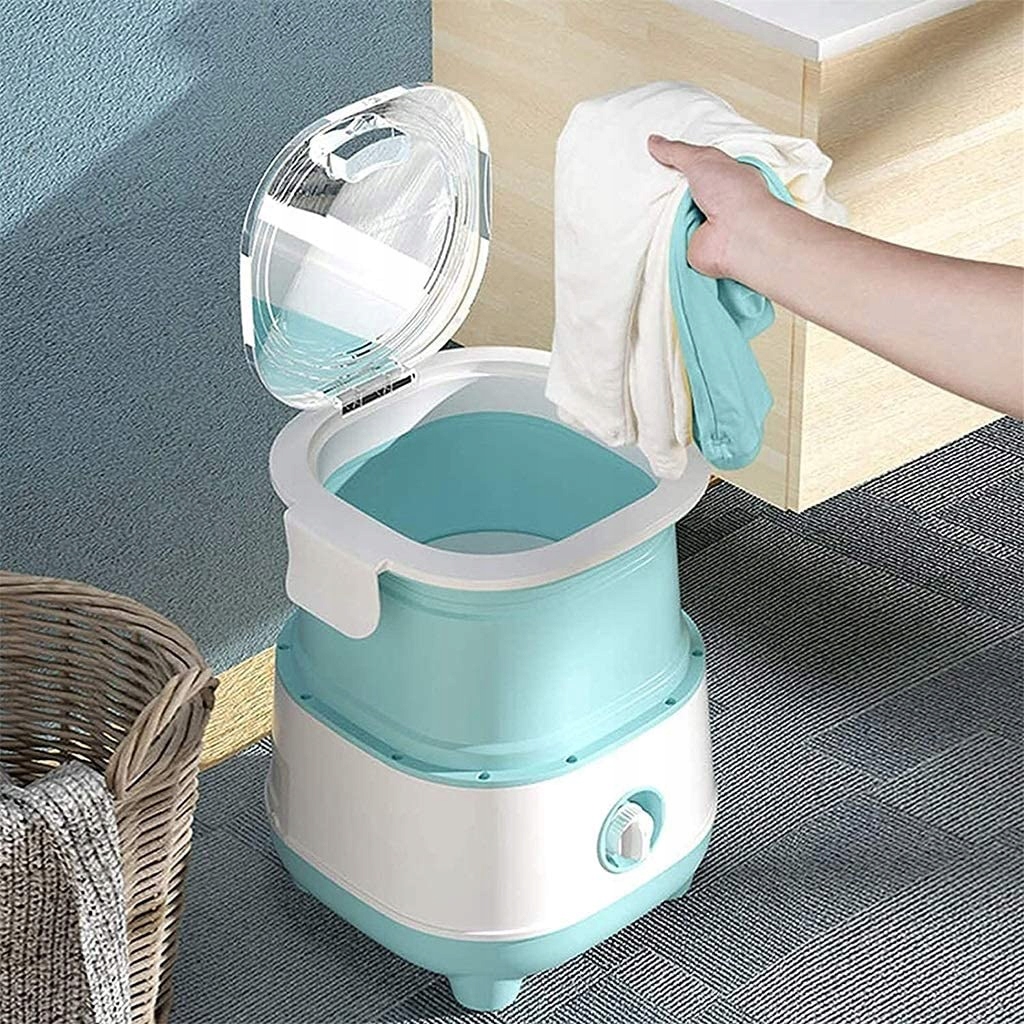 PRZENOŚNA MINI PRALKA PODRÓŻNA SKŁADANA PRALKA 3KG - 12809026928 ...