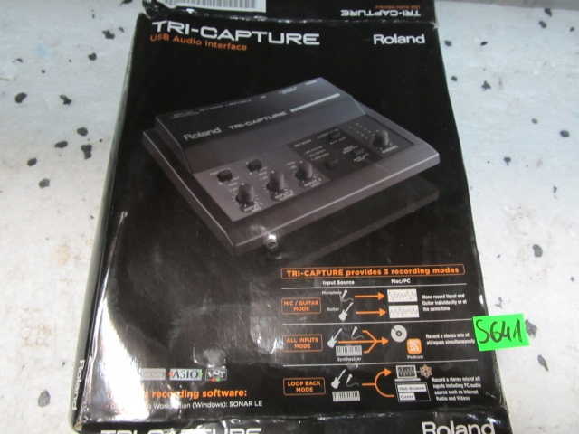 INTERFACE AUDIO USB ROLAND TRI-CAPTURE - NR S641 - 14343574144 ...