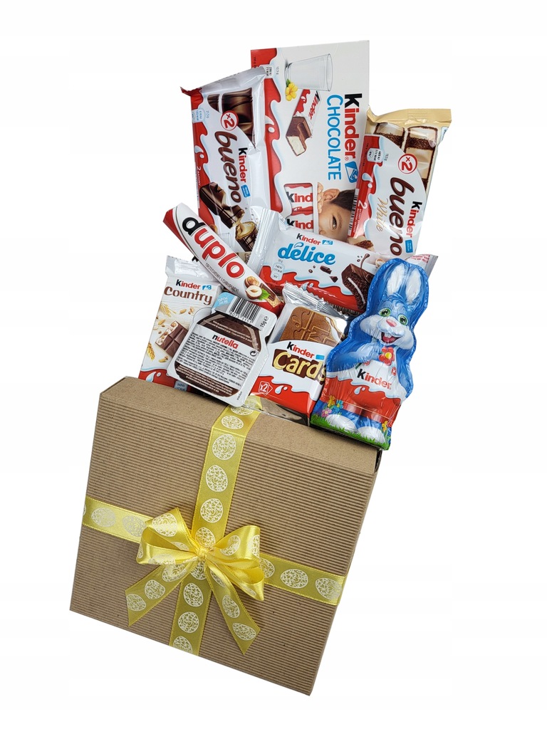 Kinder Box zestaw słodyczy prezent WIELKANOCNY - 13384974524 ...