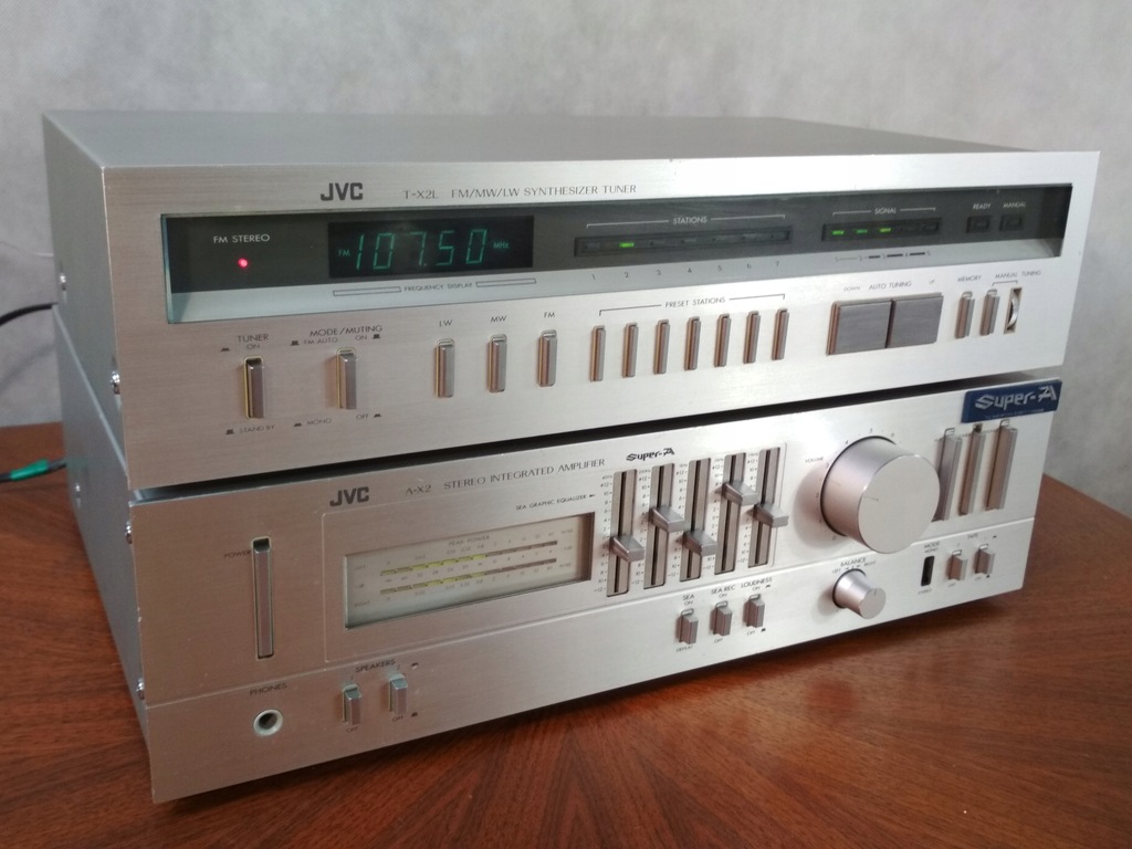 * JVC A-X2 + T-X2L SUPER-A - JAPAN VINTAGE * - 8185258995 - oficjalne ...