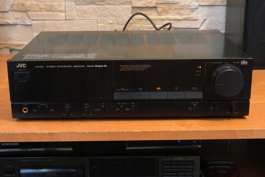 JVC AX-550 # 2 X 90 WATTS # WZMACNIACZ # JAPAN # - 7921391455 ...