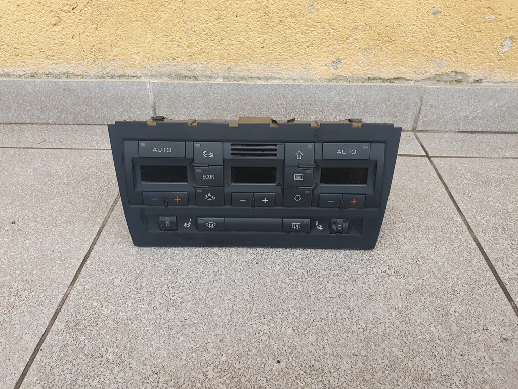 PANEL STEROWANIA NAWIEWU KLIMY Audi A4 B7 2 DIN - 13497343949 ...