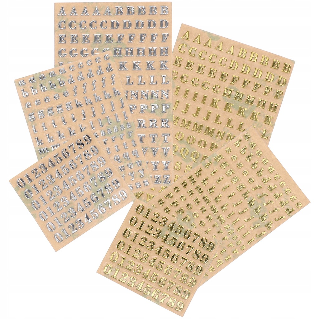 Gold Letter Stickers DIY Decals Epoxy Resin - 14446214082 - oficjalne ...