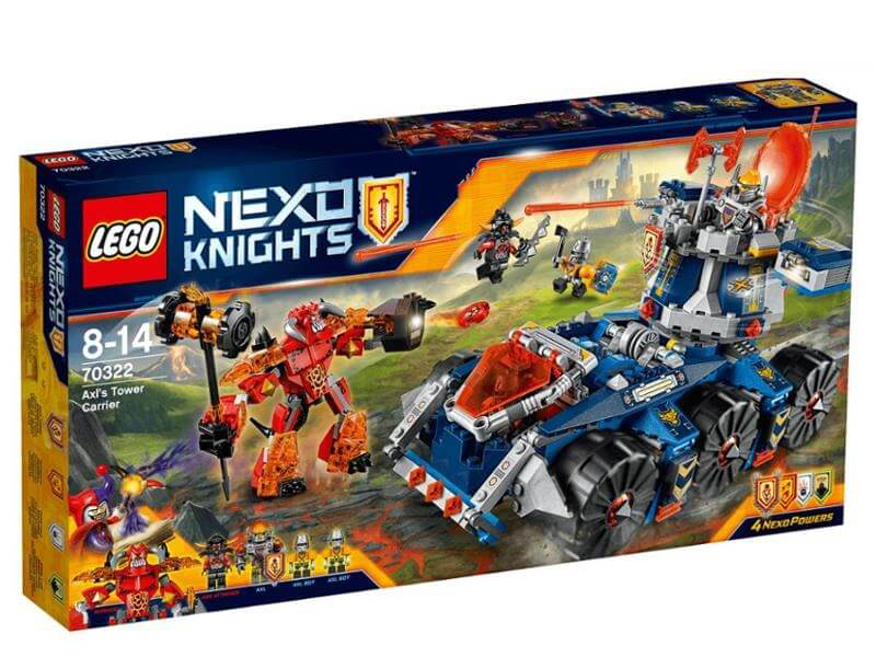 LEGO NEXO KNIGHTS POJAZD AXLA 70322 - 7197228887 - oficjalne archiwum ...