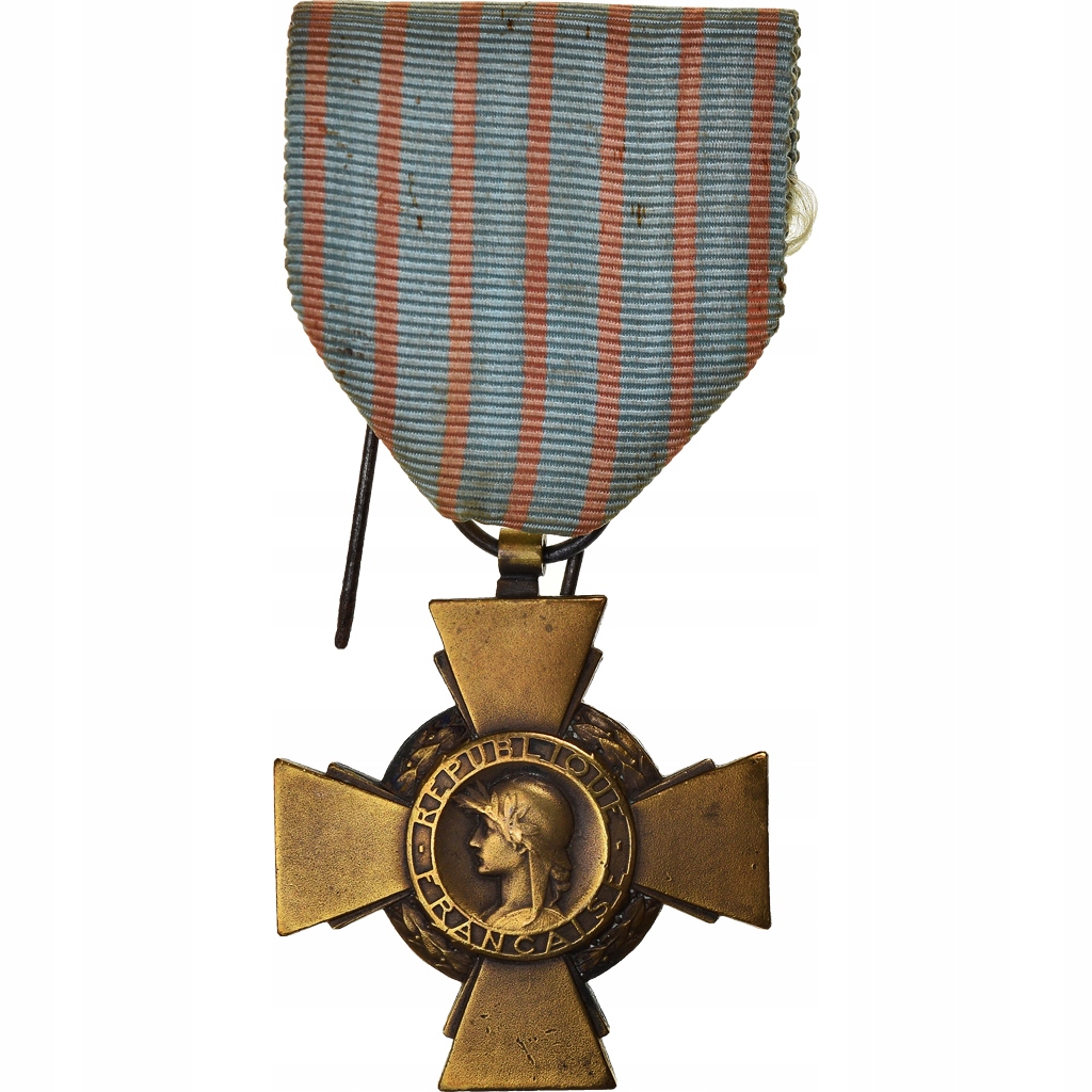 Francja, Croix du Combattant de 1914-1918, WAR, Me - 12648882492 ...