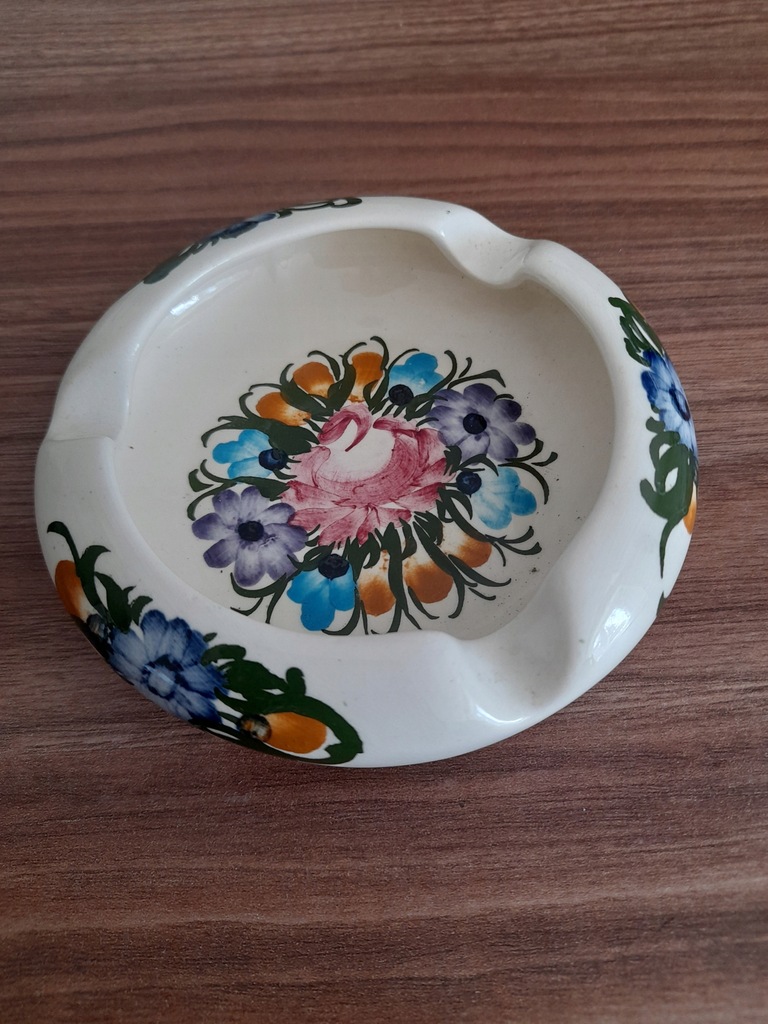 Popielniczka fajans Koło Janpol Włocławek PRL - 12264126918 - oficjalne archiwum Allegro
