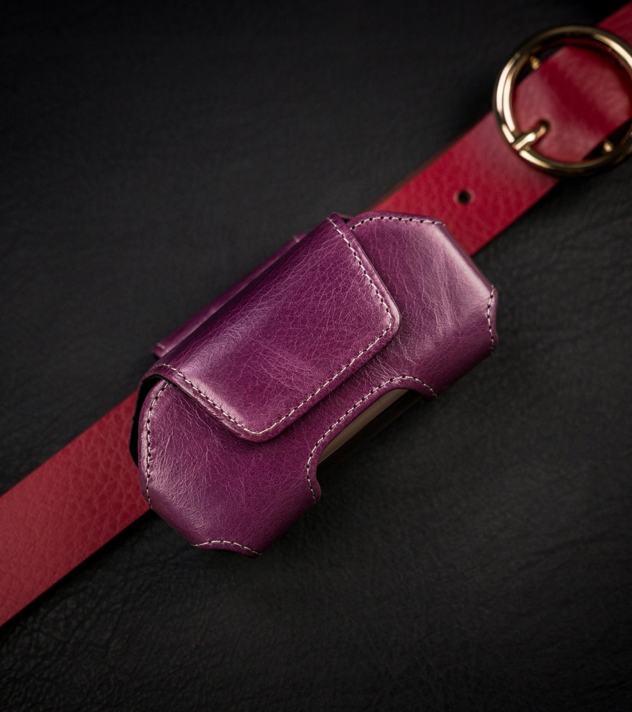 Skórzane ETUI na IQOS GLO NEO HEETS BAT DO PASKA - 12458163417 ...