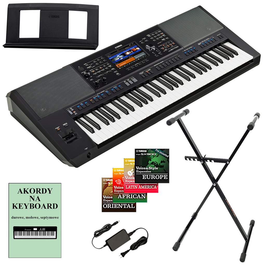 YAMAHA PSR-SX700 Keyboard ze Statywem krzyżowym - 11767953573 - oficjalne archiwum Allegro
