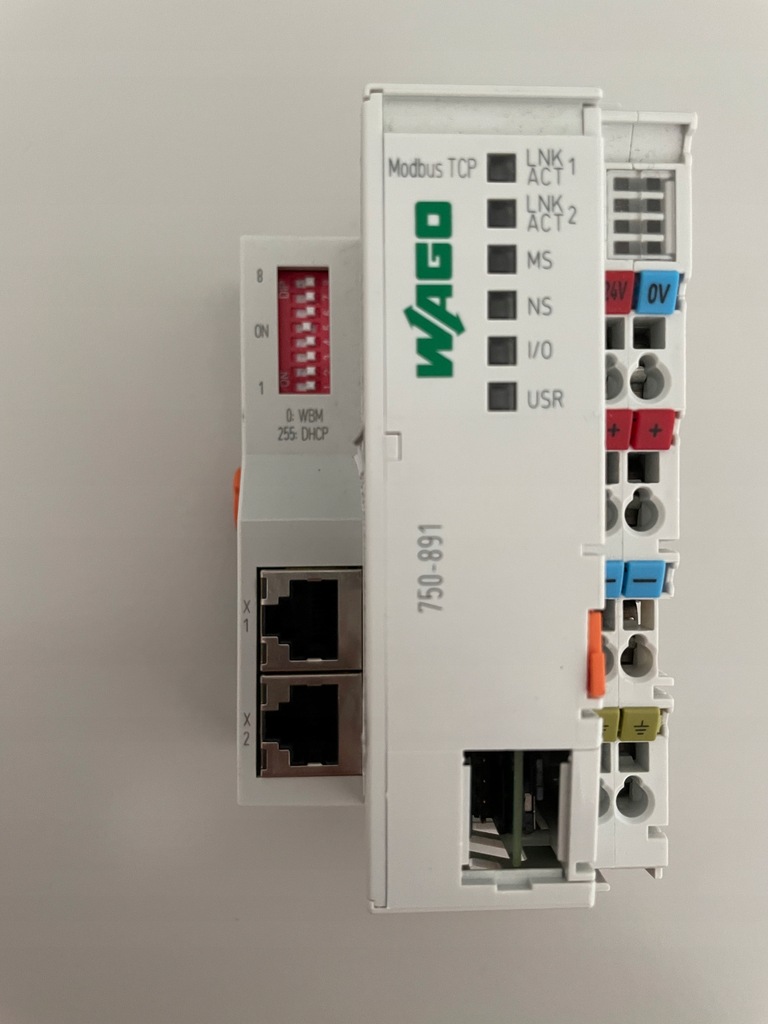 WAGO 750-891 Sterownik sieciowy Modbus TCP - 12455946608 - oficjalne archiwum Allegro