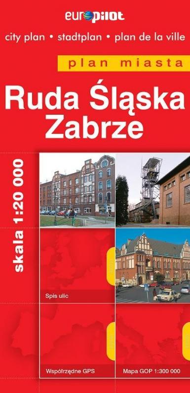 RUDA ŚLĄSKA ZABRZE PLAN MIASTA MAPA EUROPILOT - 12757541504 - oficjalne ...