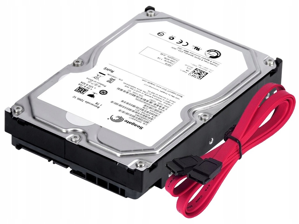 Dysk twardy HDD Seagate 1TB 3,5'' SATA3 7200rpm - 12621489053 - oficjalne archiwum Allegro