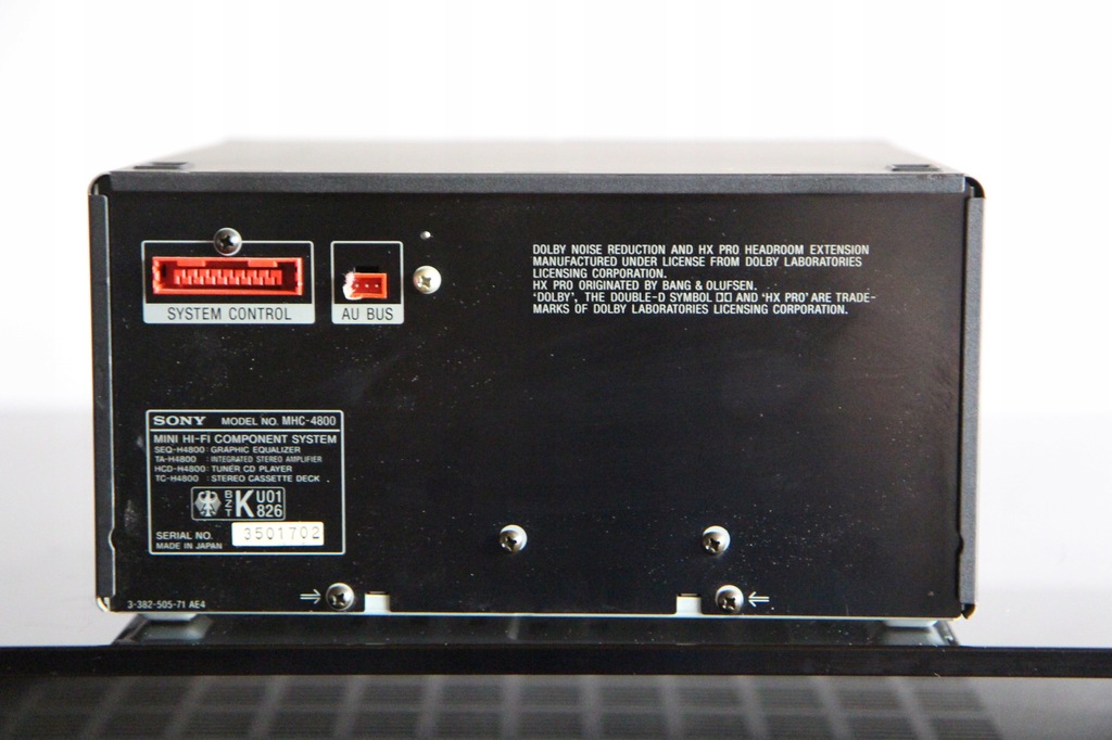 Sony MHC-4800 magnetofon dwukasetowy - 12242625192 - oficjalne archiwum ...