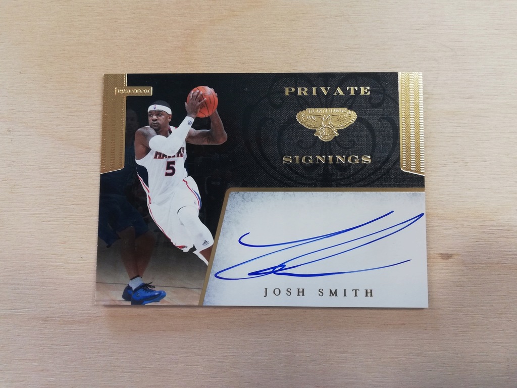 KARTA NBA AUTOGRAF AUTO JOSH SMITH HAWKS ATLANTA - 10887890877 ...