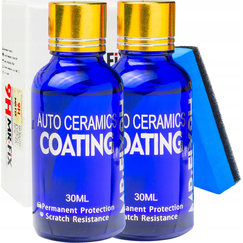 POWŁOKA CERAMICZNA 9H MR FIX CERAMIKA 2 X 30ml - 8788363135 - oficjalne archiwum Allegro