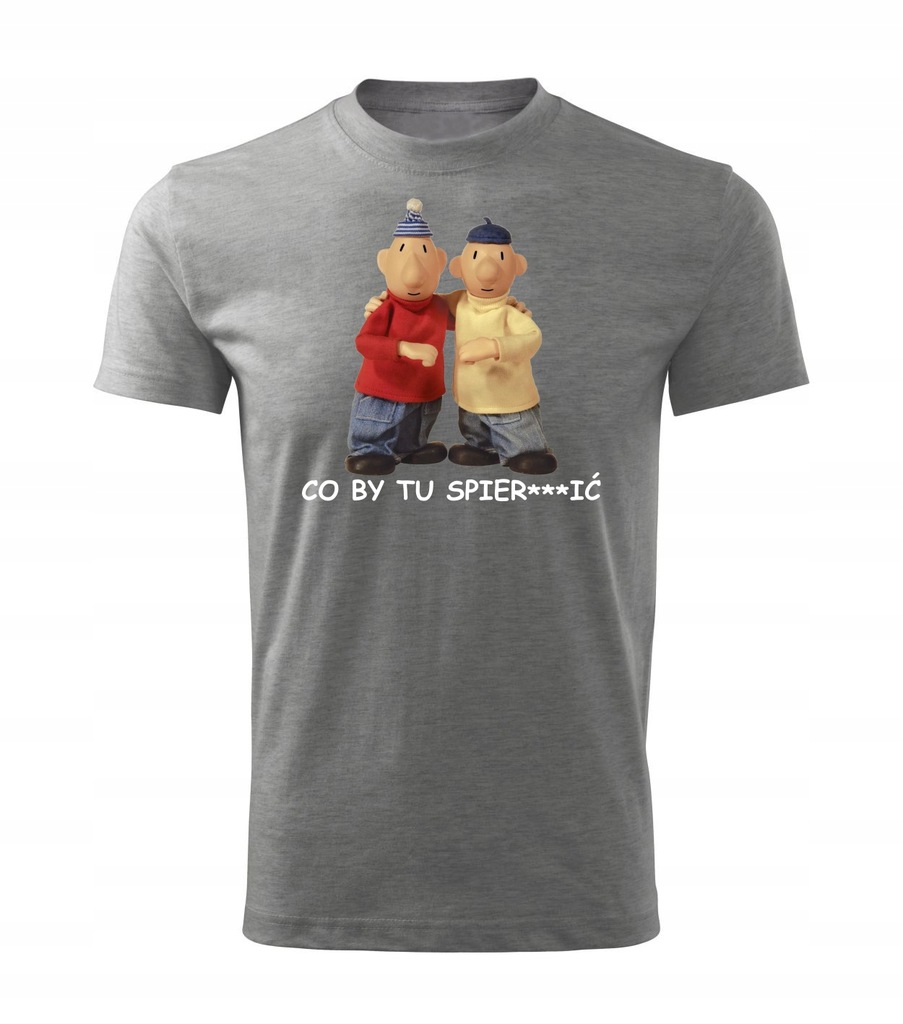 Koszulka T-shirt SĄSIEDZI CO BY TU... śmieszna prezent sąsiad PAT i MAT - 15501971858 ...