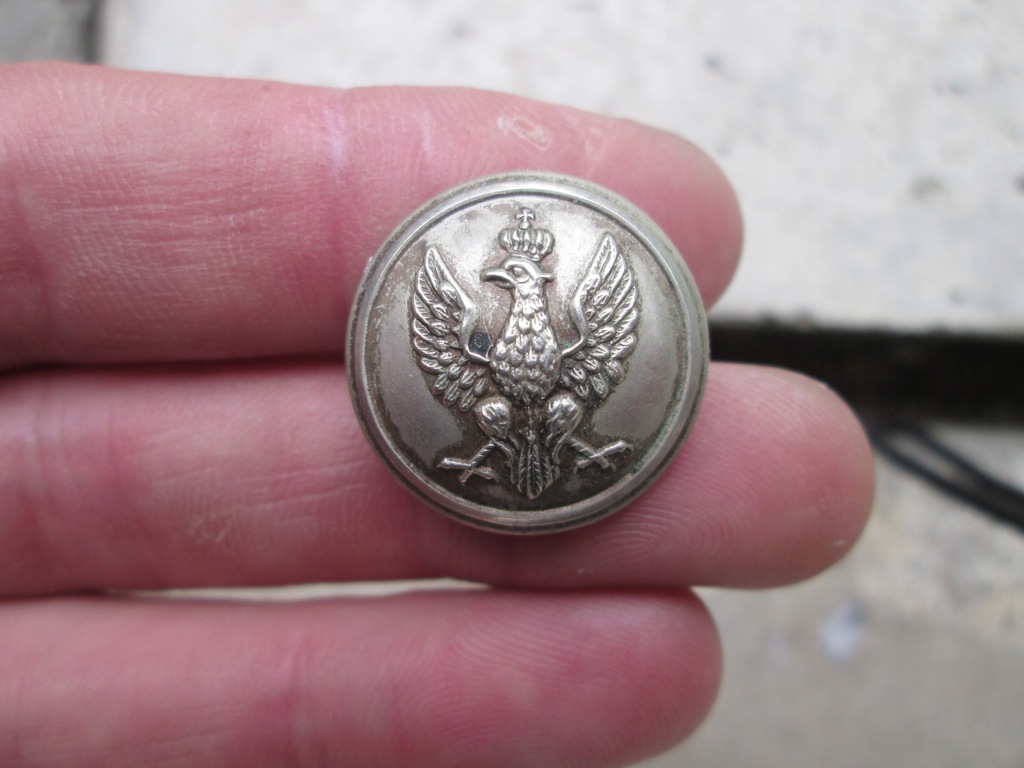 POLSKI GUZIK OFICERSKI WZ.27-STAN PIĘKNY - 14359176652 - oficjalne ...