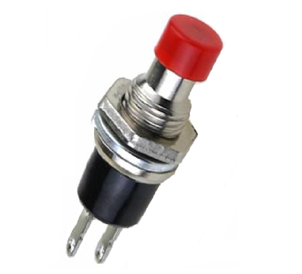 Przycisk włącznik chwilowy PBS-110 czerwon 250V-1A - 10649714448 - oficjalne archiwum Allegro