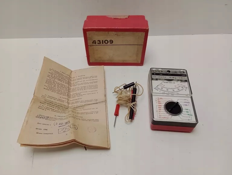 MIERNIK MULTIMETR ANALOGOWY PRL 43109 - 13826635058 - oficjalne ...