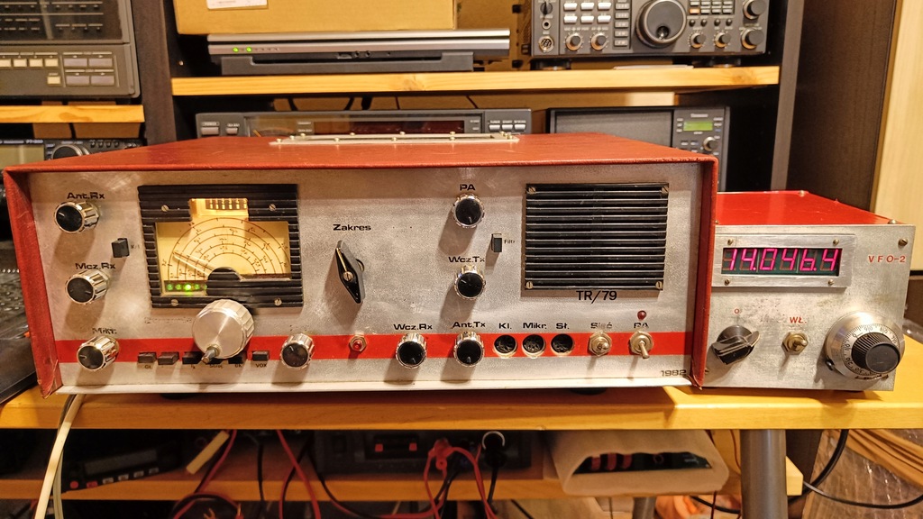 RADIOSTACJA AMATORSKA KF SSB wg SP5WW FILTR PP9-A2 RADIO nie YAESU ...