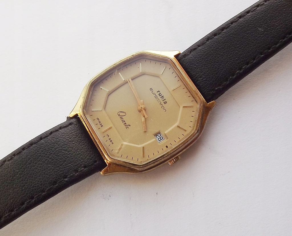RUHLA EUROCHRON -QUARTZ MADE IN DDR.. SPRAWNY - 12808233814 - oficjalne ...