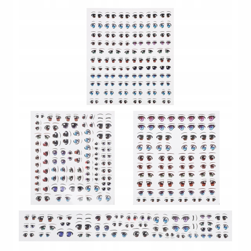 EYE STICKERS NAILS FUNNY EYES DECALS LABELS - 14338607573 - oficjalne ...