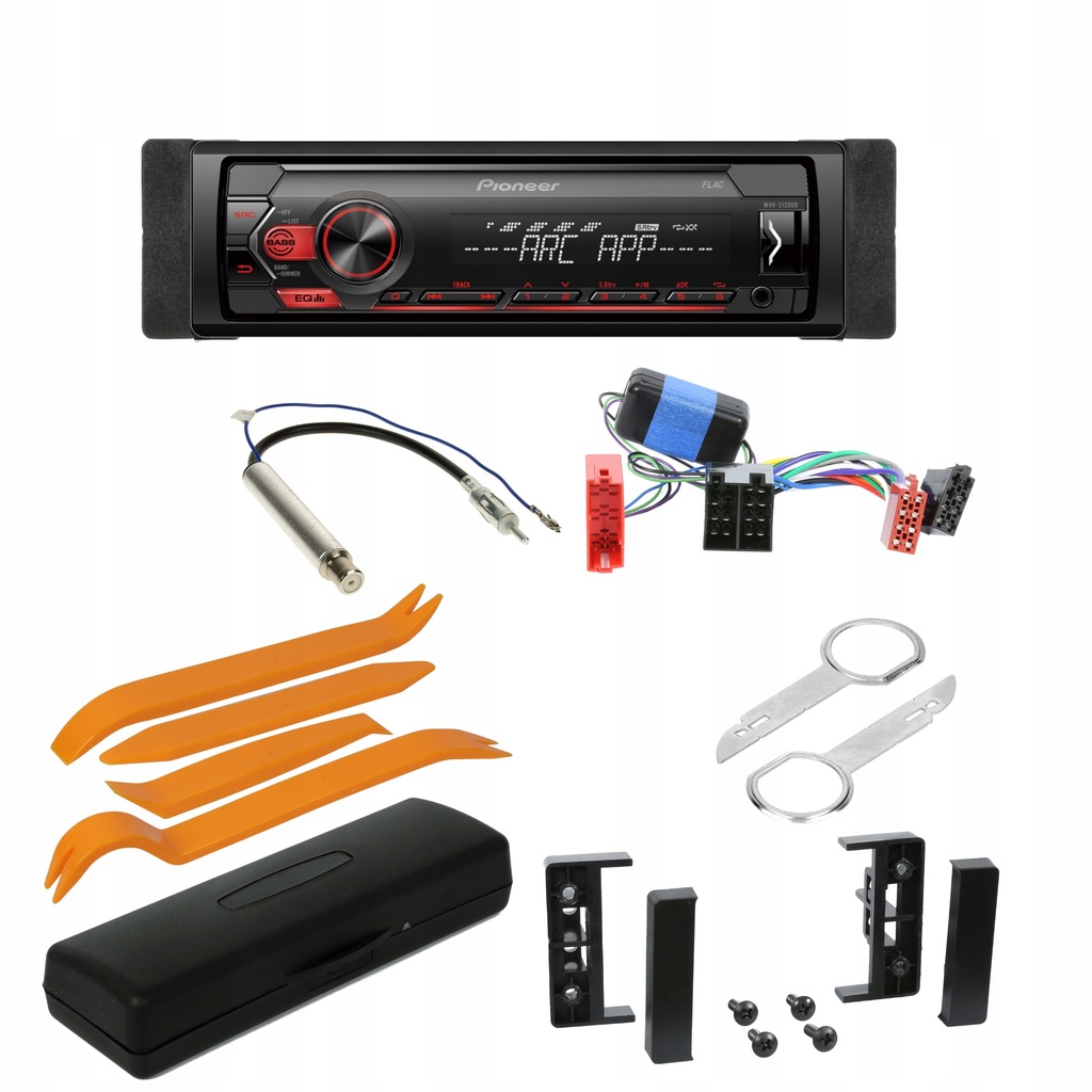 RADIO PIONEER 1DIN AUDI A2 8Z A3 8L A4 B5 A6 C5 - 11953226979 - oficjalne archiwum Allegro