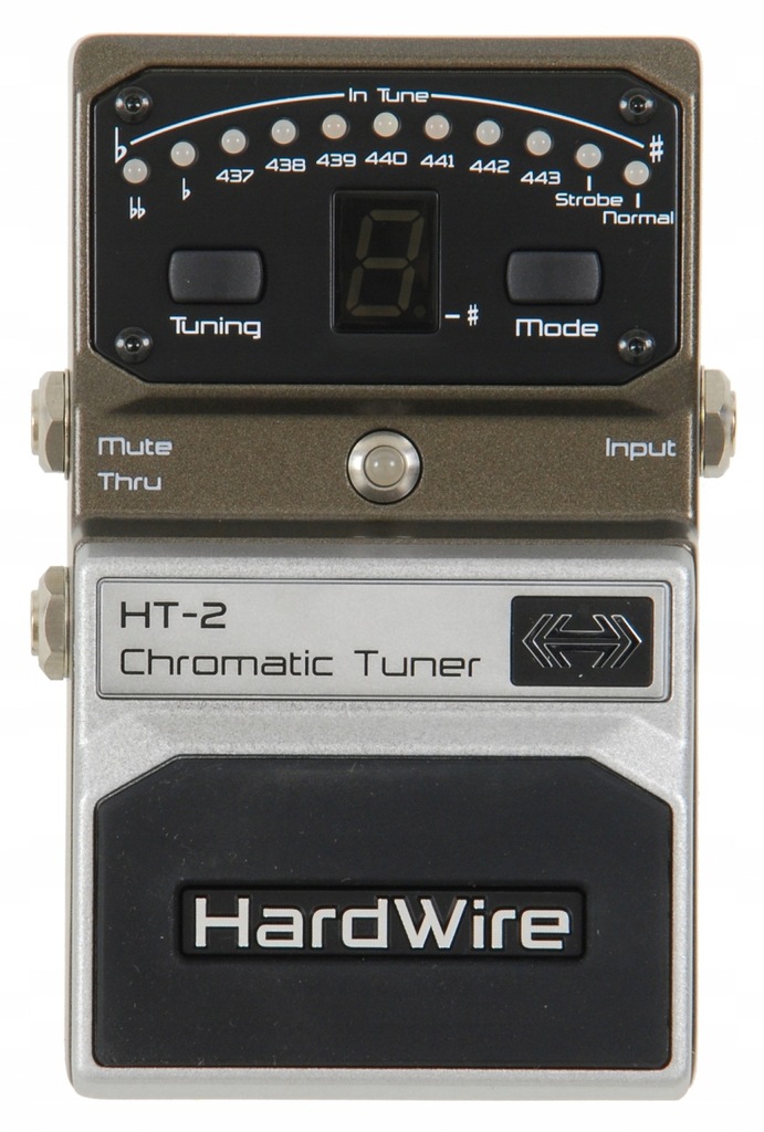 Tuner gitarowy podłogowy HARDWIRE DIGITECH HT-2 - 12881013405 ...