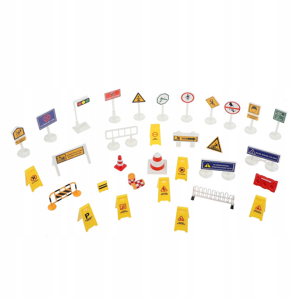 1 zestaw Znaki drogowe zabawki Grać znaki drogowe - 12890876776 - oficjalne archiwum Allegro