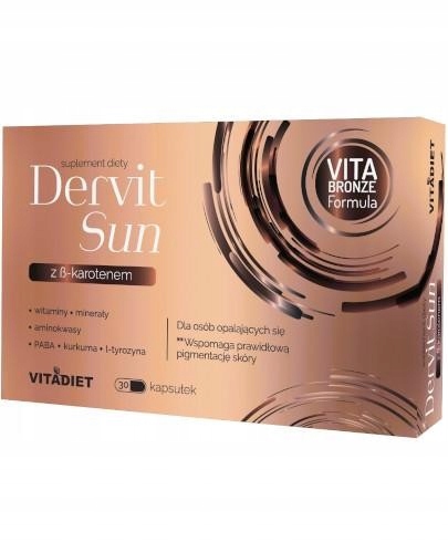 Dervit Sun 30 kapsułek - 12544618754 - oficjalne archiwum Allegro