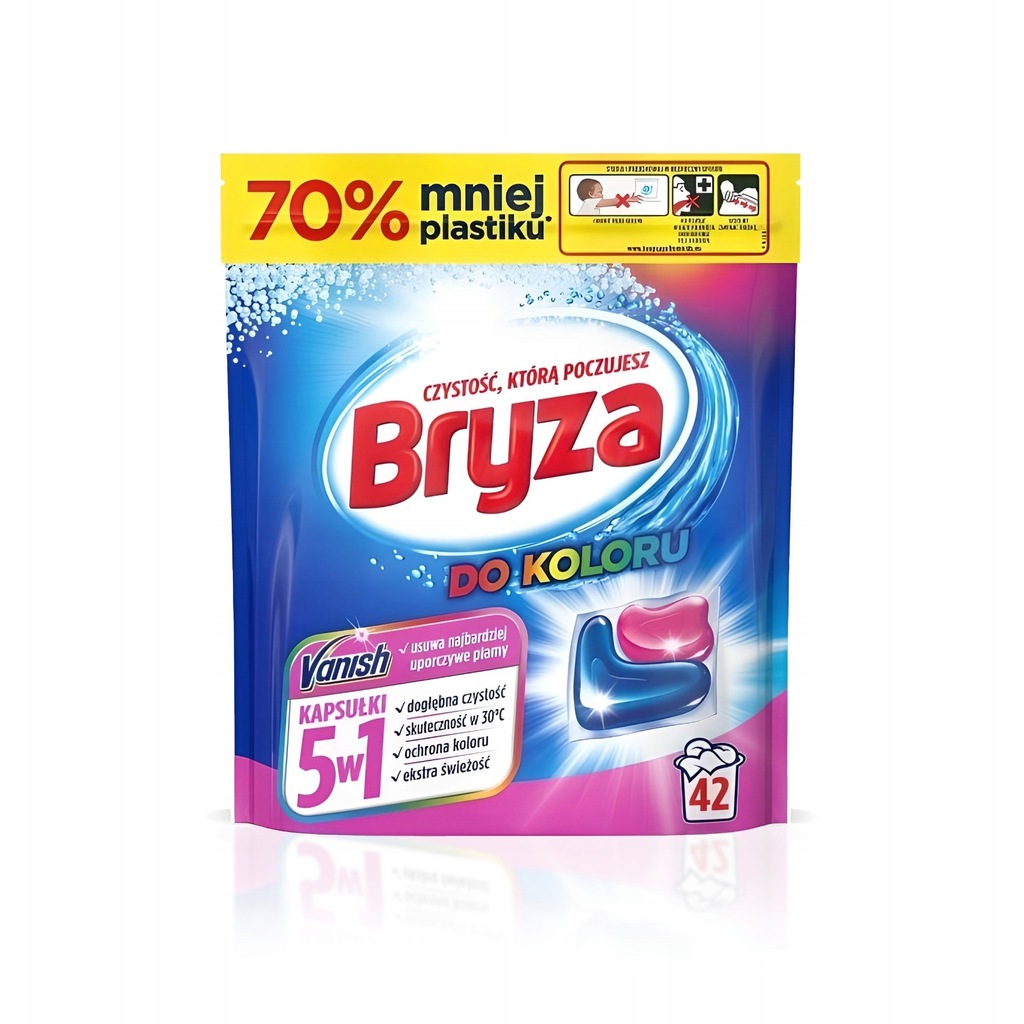 Kapsułki do prania Bryza 5 W1 42 szt. - 11865761527 - oficjalne ...