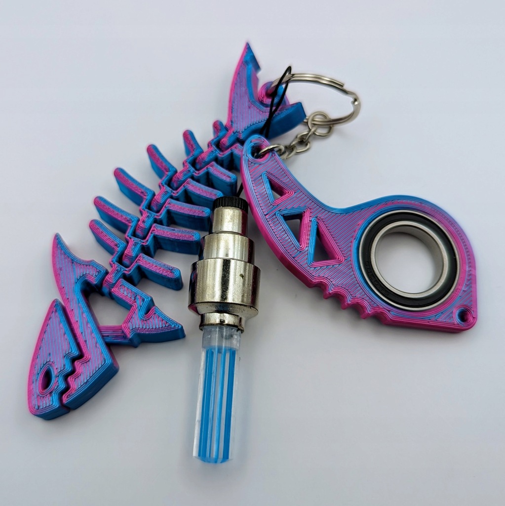 Keyspinner Keyrambit + Rekinek + Świecący Keyglower - kolory do wyboru ...