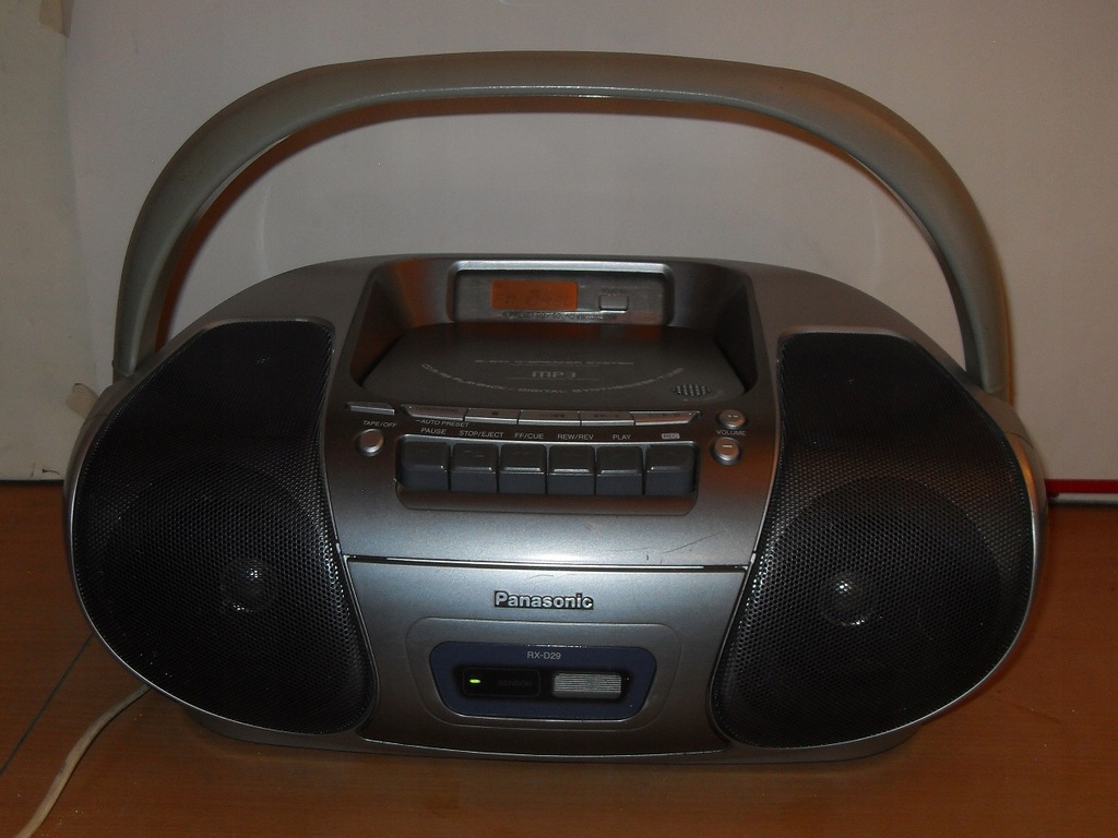 BOOMBOX PANASONIC RX-D29 CD + KASETA + RADIO - 13856937491 - oficjalne ...