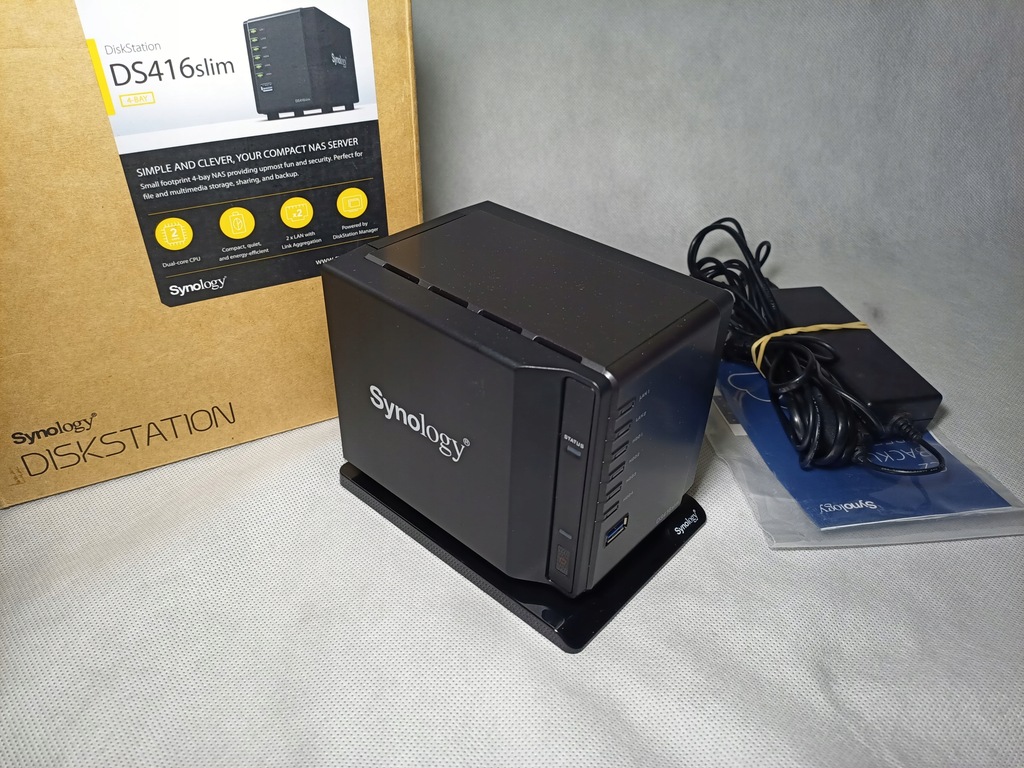 Dysk sieciowy serwer plików NAS Synology DS416slim - 14445686466 ...