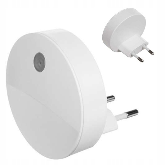 LAMPKA LED Z CZUJNIKIEM ZMIERZCHU SIECIOWA NOCNA - 12587282594 - oficjalne archiwum Allegro