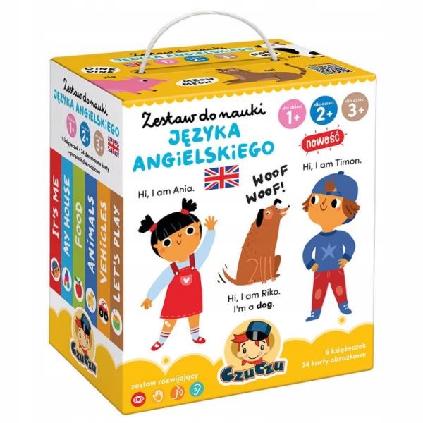 CzuCzu Zestaw do nauki języka angielskiego dla dzi - 12654597368 - oficjalne archiwum Allegro