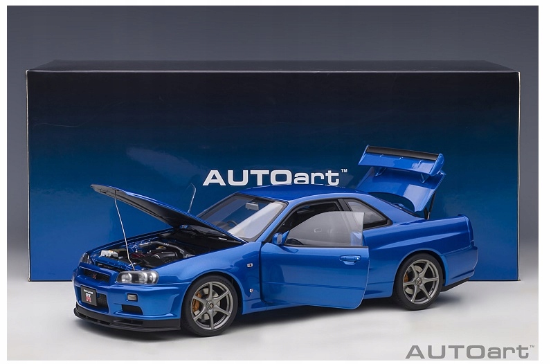 AUTOart Nissan Skyline GT-R (R34) V-spec II 200 1: - 13531782819 - oficjalne archiwum Allegro