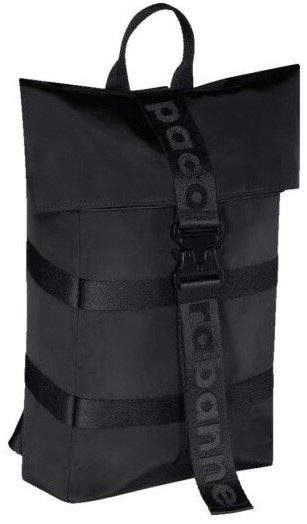 PACO RABANNE PHANTOM INVICTUS BACKPACK CZARNY PLECAK ZAPINANY LOGOWANY ...