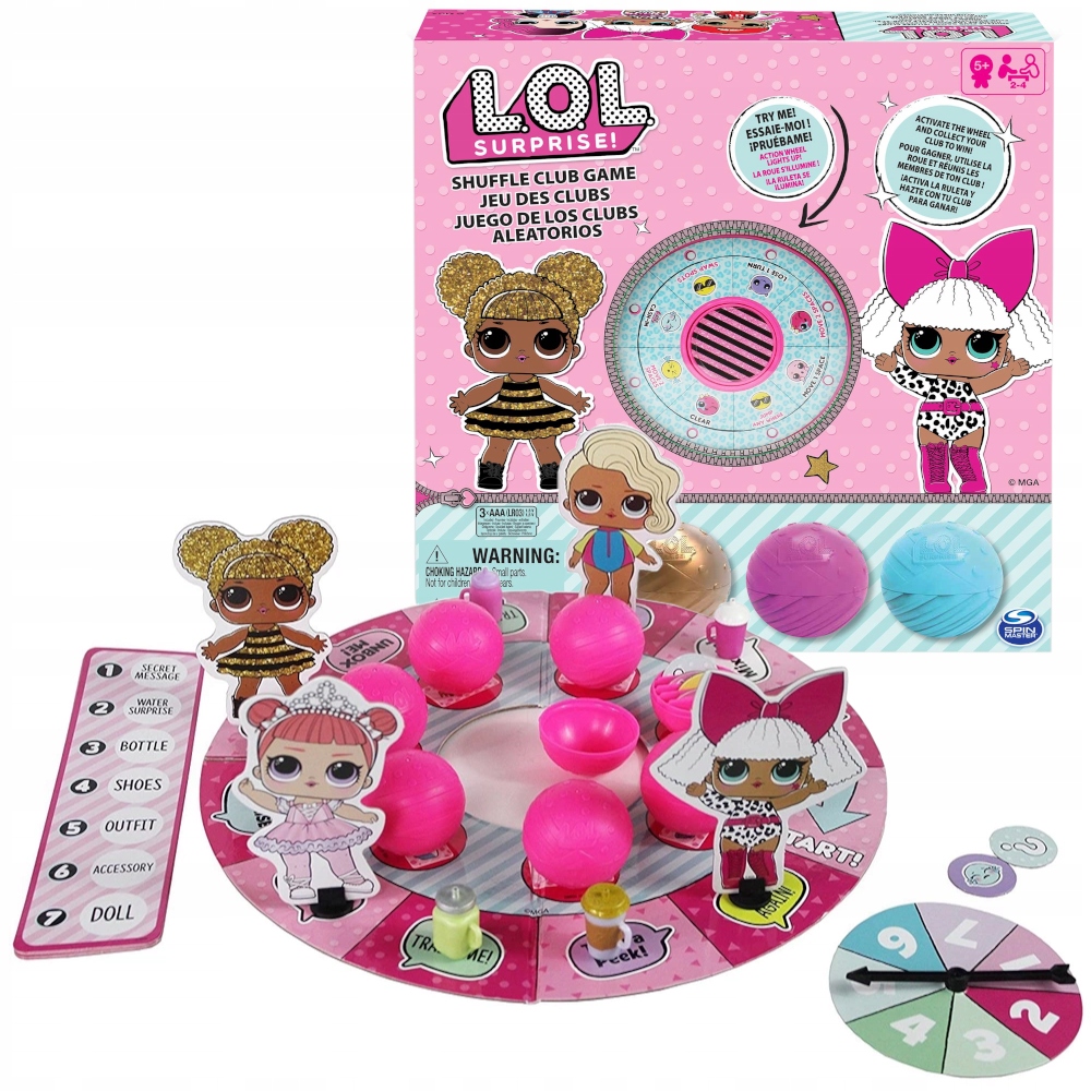 LOL SURPRISE GRA PLANSZOWA ELEKTRONICZNA + 5 LAT - 12319114982 ...