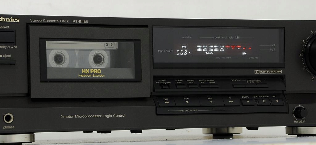 TECHNICS RS-B465 FIRMOWY DECK MAGNETOFON HX-PRO ! - 12585667186 ...