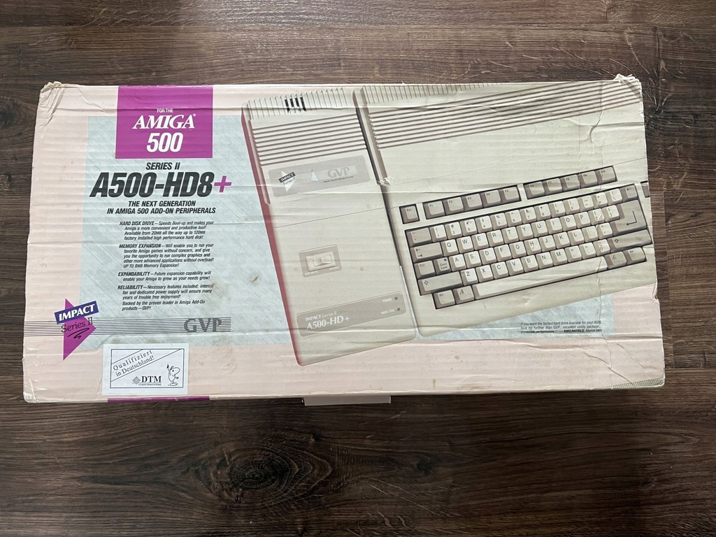 GVP HD8+ dysk zewnętrzny do Amiga 500 BOX komplet. - 15287176425 ...
