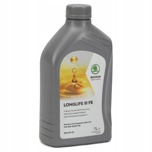 Купить Масло Skoda Longlife III FE 0W30 504.00/507.00 1л: отзывы, фото ...