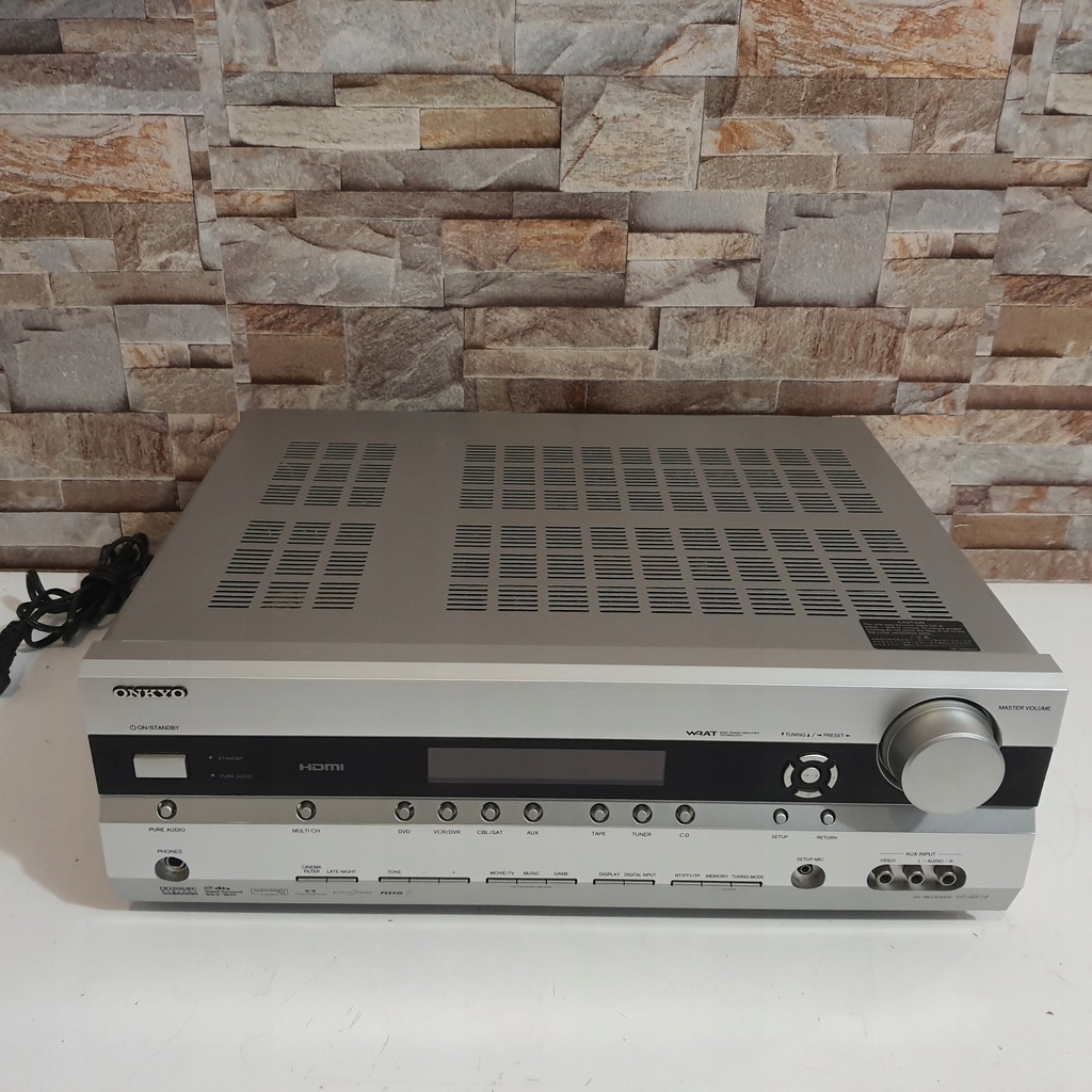 Amplituner ONKYO ht r518 5.1 srebrny - 13432219810 - oficjalne archiwum Allegro
