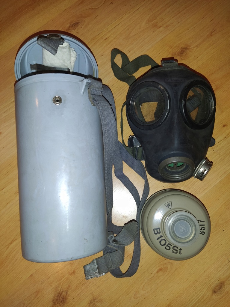 MASKA PRZECIWGAZOWA NIEMIECKA DRAGER GTG-RA - 10248795192 - oficjalne archiwum Allegro
