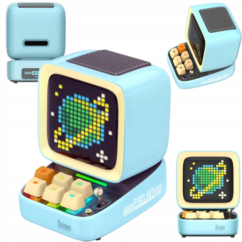 Głośnik bluetooth pixel art RGB retro Divoom Ditoo - 13591346368 ...